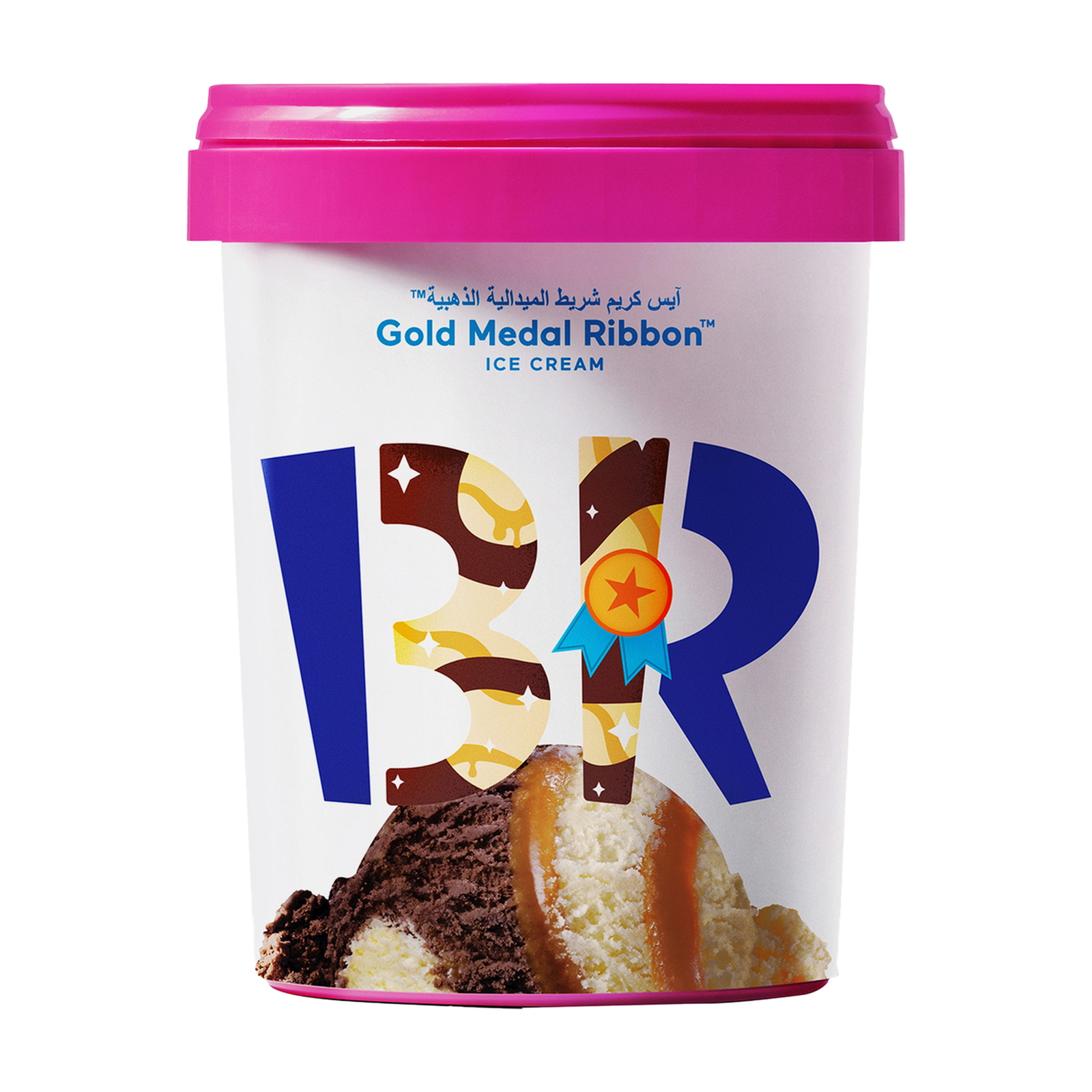 Baskin Robbins Gold Medal Ribbon Ice Cream 1 Litre