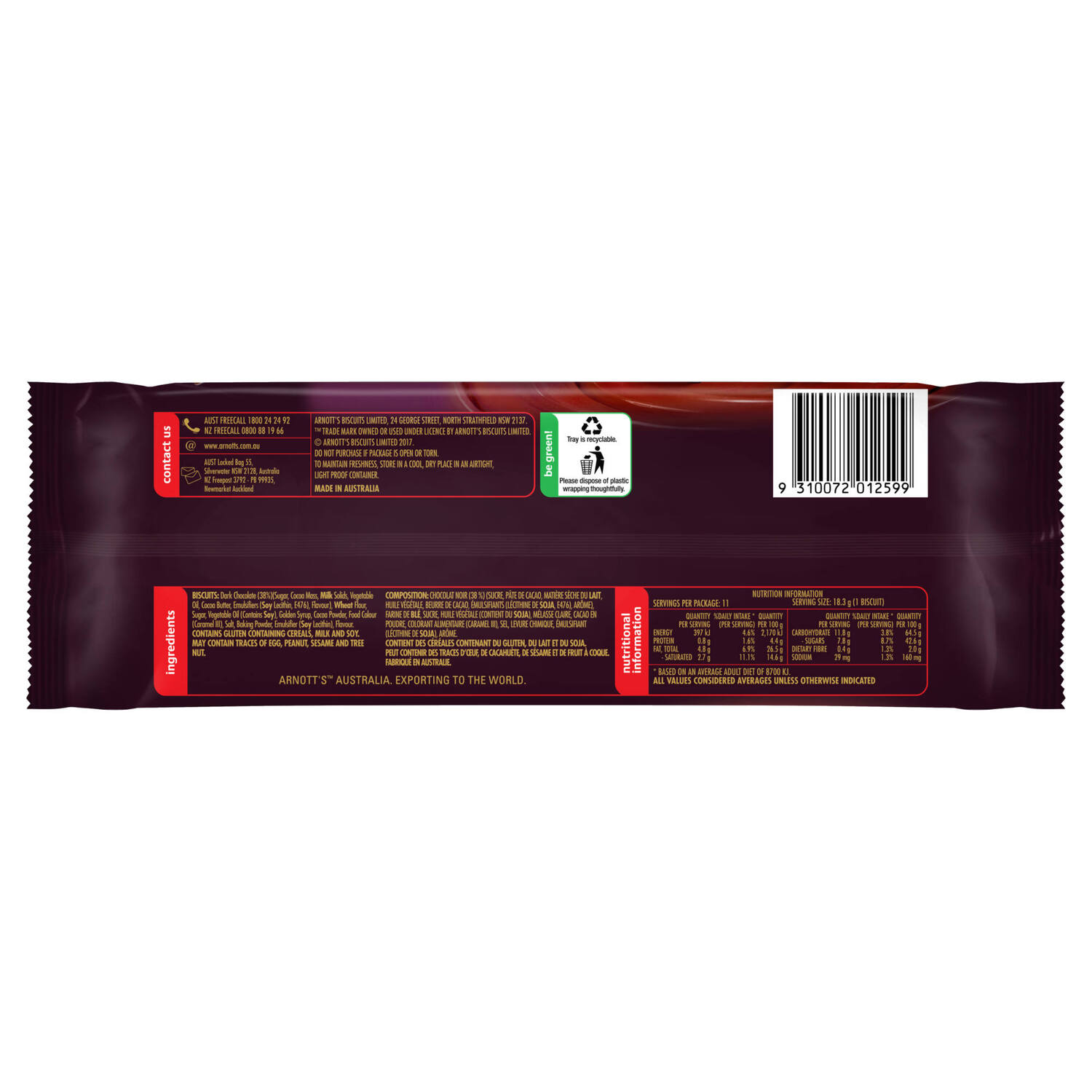 Arnott's Tim Tam Dark Chocolate Biscuits 200 g Online at Best Price ... Arnott's Tim Tam Dark Chocolate Biscuits 200 g Online at Best Price ...